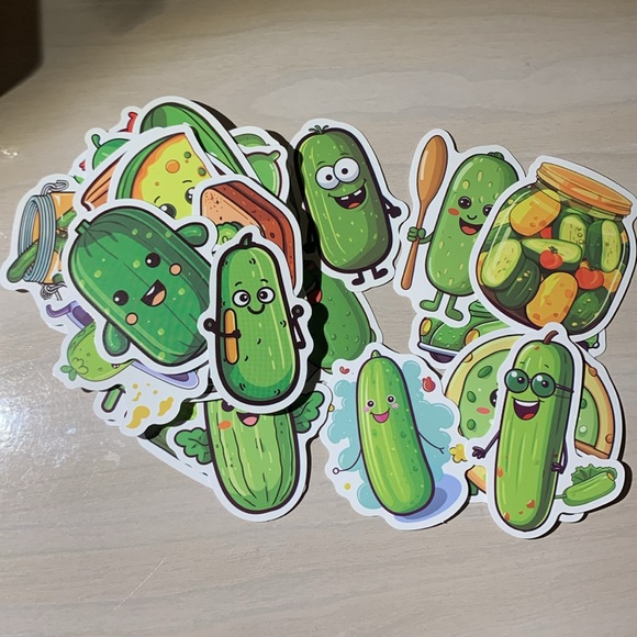 Office | New 5 Pickle Dill Stickers | Poshmark